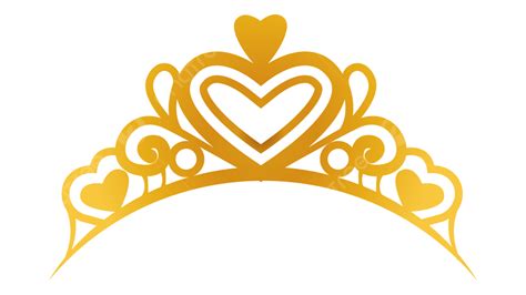 Ilustración De Corona De Tiara Dorada PNG dibujos Tiara Corona Oro