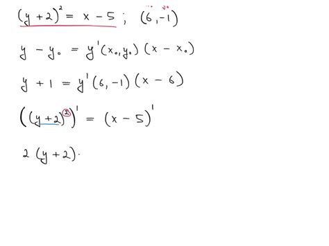 Solved Use Implicit Differentiation To Find The Equation Of The