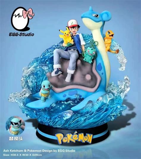 Pre OrderEGG Studio Pokemon Ash Ketchum With Pokemon Resin Statue Deposit