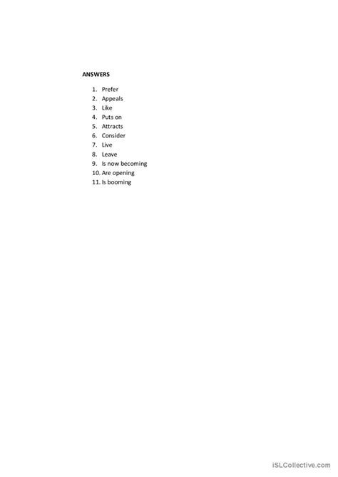 Present Simple Present Continuous Deutsch DAF Arbeitsblätter pdf doc