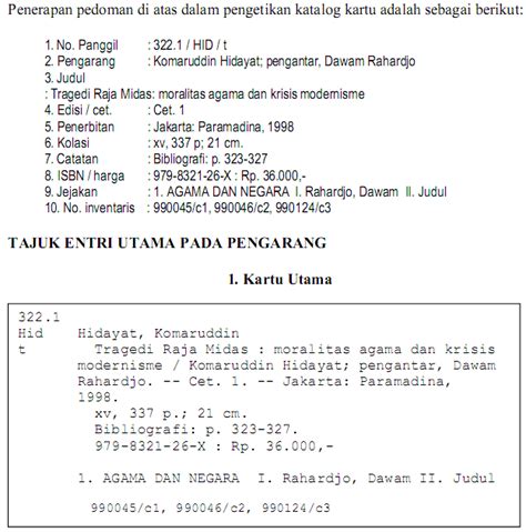 Detail Contoh Katalog Buku Koleksi Nomer 9