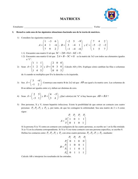 matrices 1
