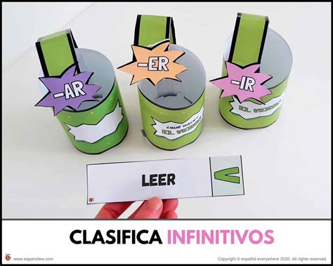 Cómo explicar a un niño que es un verbo infinitivo en español
