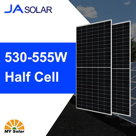 Ja Solar Mbb Half Cell Module Jam S Mr W Watt Solar Panel