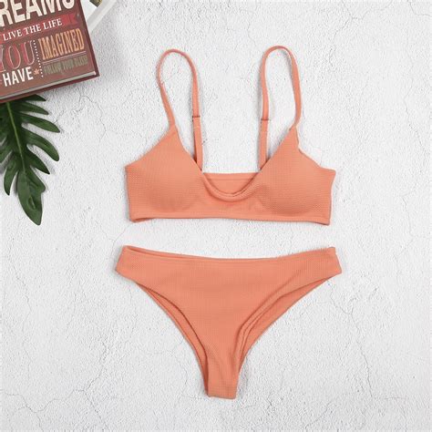 2018 Hot Sexy Brazilian Bikinis Women Swimsuits Top Bandage Bathing Suit Push Up Swimwear Bikini