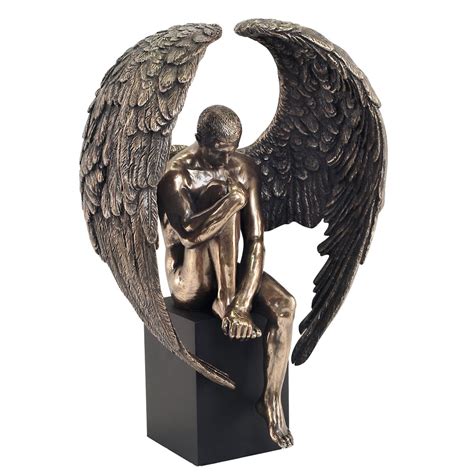 Bronze Angels Passion Naked Angel Figurine Female Cm Off