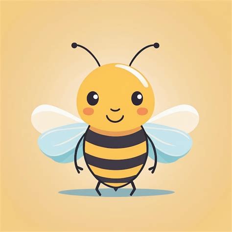 Ilustración de dibujos animados de abejas Foto Premium