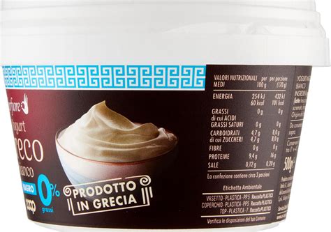 UniCoop Firenze YOGURT GRECO MAGRO BIANCO FIOR FIORE COOP G 500