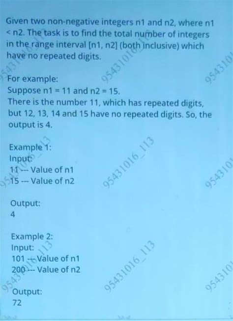 solved given two non negative integers n1 and n2 where n1