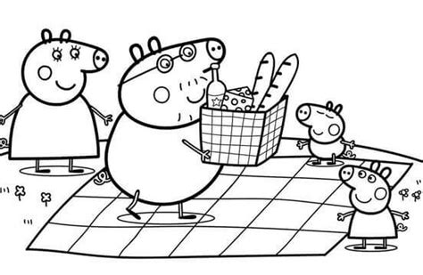 Kolorowanki Świnka Peppa do druku Kolorowankidodruku