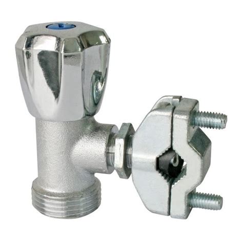Somatherm Robinet Autoperceur Pour Machine A Laver Equerre Chrome 1