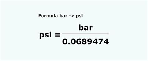 Bar To Psi Conversion Chart Pdf