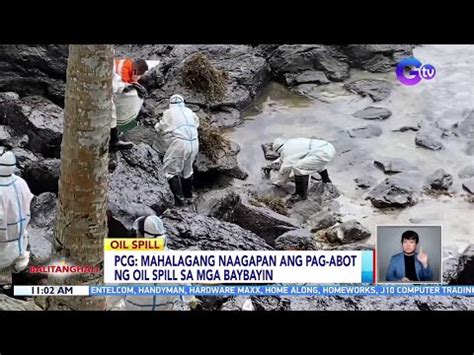 South Korea Coast Guard Tutulong Na Rin Sa Oil Spill Cleanup Videos