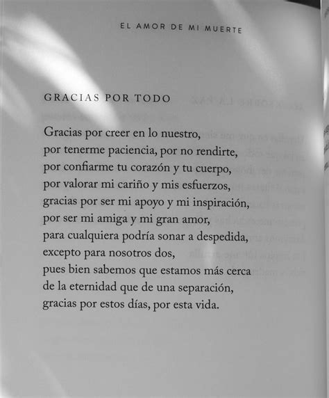 GRACIAS POR TODO Gracias Por Creer En Lo Nuestro Por Tenerme Paciencia