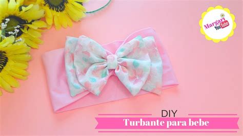 Como hacer Turbante para bebe Fácil How To Make Turban for Baby