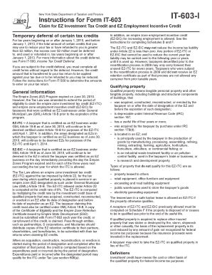Fillable Online Tax Ny Form It I Instructions For Form It