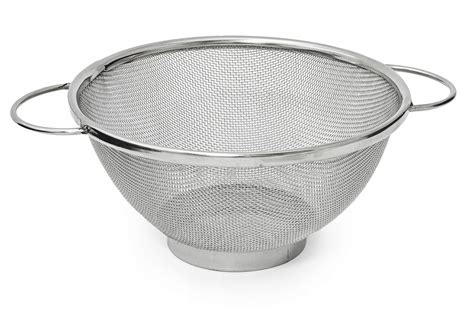 Cedzak Nierdzewny Meyerhoff Kuchenny Sitko Durszlak Z Uchwytami 25cm