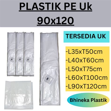 Jual Kantong Plastik Pe Bening Micron Uk X X