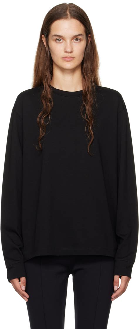 The Row Black Ciles R Long Sleeve T Shirt Ssense
