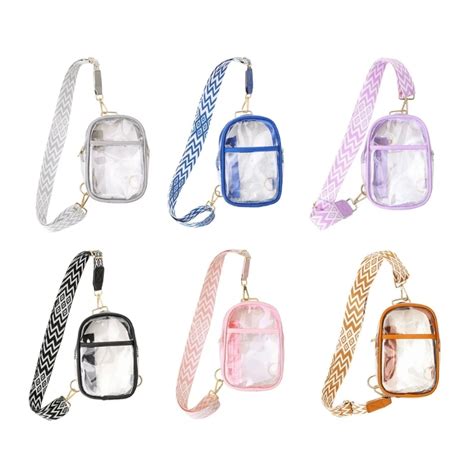 Bolso Bandolera Peque O Para Mujer Y Hombre Bolso Transparente Bolso
