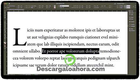 Cómo poner texto en negrita en Adobe InDesign