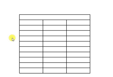 Working With Tables