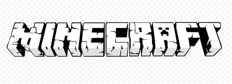 Minecraft Black White Logo Png Citypng The Best Porn Website