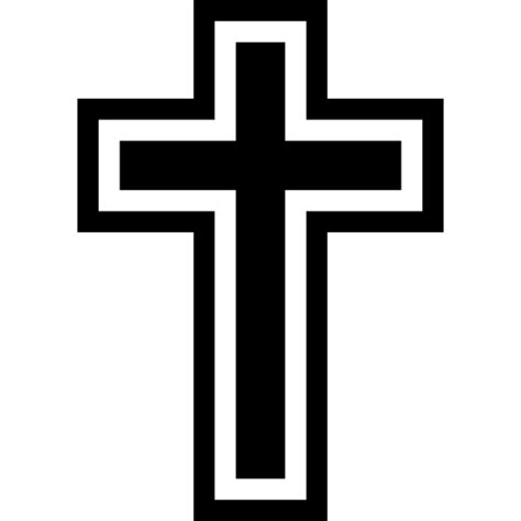Símbolo de la cruz cristiana Icono Gratis