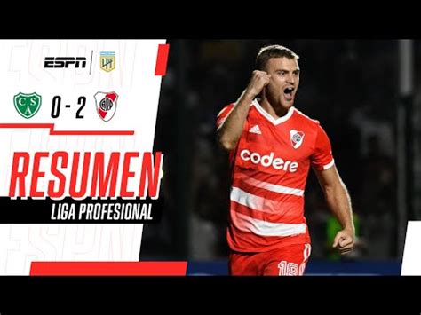 Resultado River Sarmiento River venció a Sarmiento por Liga