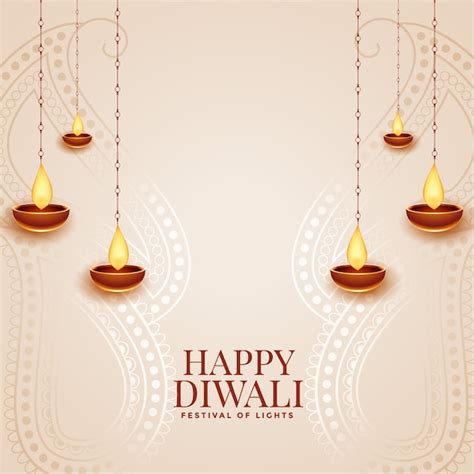 Happy Diwali Greeting Card Template Free