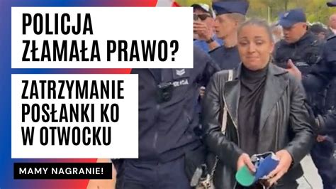 POSŁANKA Kinga Gajewska SIŁĄ doprowadzona do RADIOWOZU POLICJA w ogniu