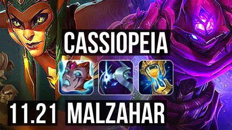 Cassiopeia Vs Malzahar Mid Defeat M Mastery Legendary