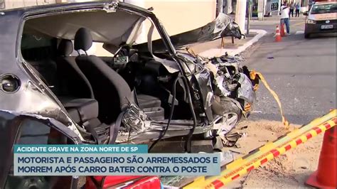 Acidente grave deixa duas pessoas mortas na zona norte de São Paulo