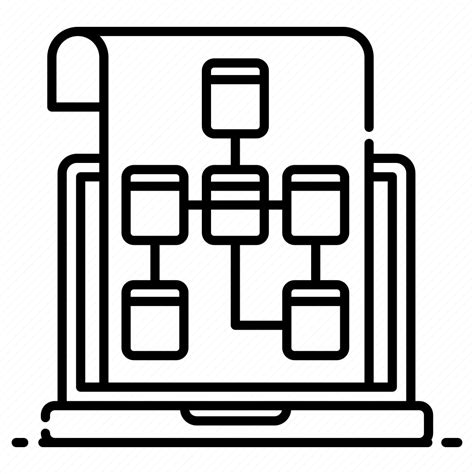 algorithm data flow data model flow diagram flowchart hierarchy sitemap icon download on