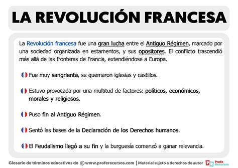 Características de la Revolución Francesa