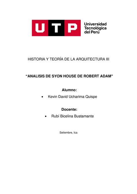 Historia Semana 3 HISTORIA Y TEORÍA DE LA ARQUITECTURA III