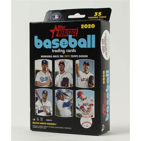 Topps Heritage Baseball Hanger Box Of Cards Pristine Auction