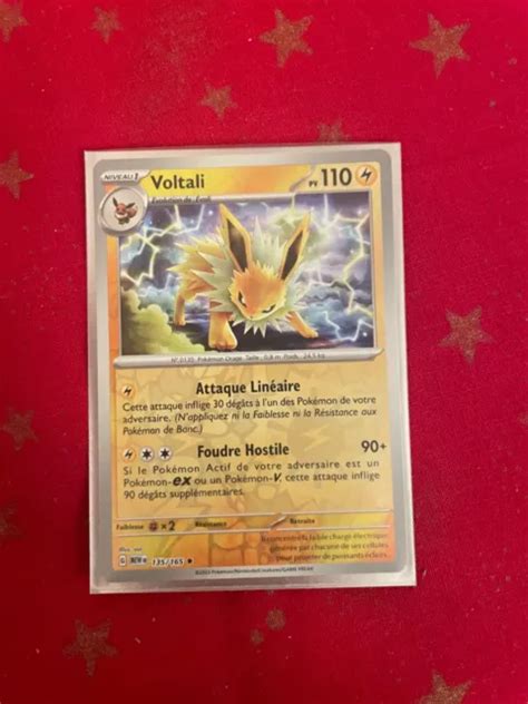 CARTE POKEMON VOLTALI 135 165 Reverse 151 Écarlate Et Violet EUR 1 96