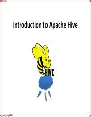 Guide To Apache Hiveql Data Manipulation With Examples Course Hero