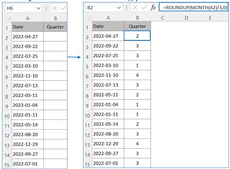How To Calculate Quarter From Date In Excel Calculate Time In Excel