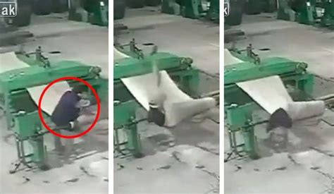 Captan muerte de empleado en una máquina industrial