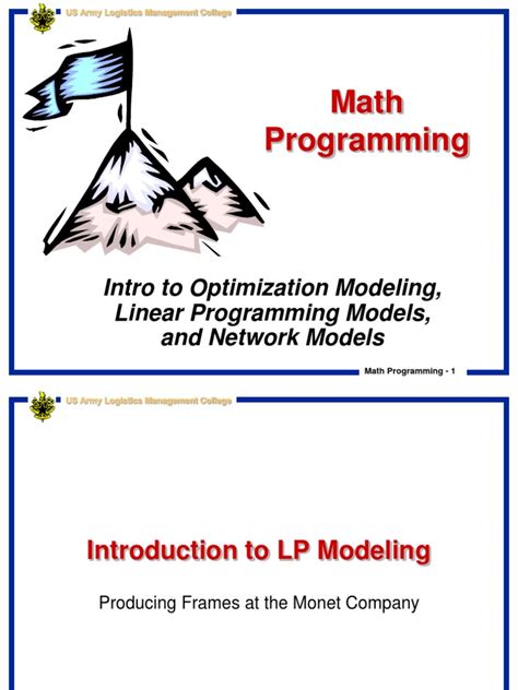optimization modeling pdf pdf sensitivity analysis mathematical optimization