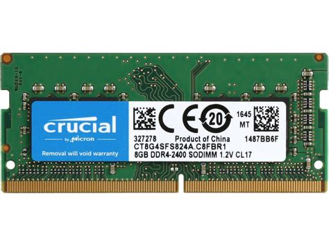Crucial 8GB Single DDR4 2400 260 Pin SODIMM Memory Newegg