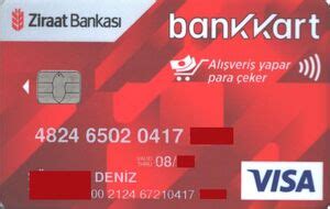 Bank Card Bank Kart T C Ziraat Bankasi Türkiye Turkey Col TR VI