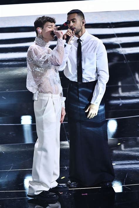 Sanremo 2022 La Finale Mahmood Blanco Cantano Brividi