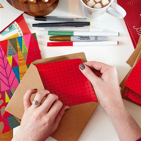 Holiday Mail Art 5 Ways To Decorate Christmas Card Envelopes Artofit