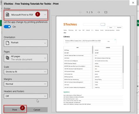 how to convert or save webpage as a pdf