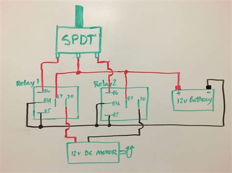 How To Make A SPDT Toggle Control A DC Motor Service Techniques