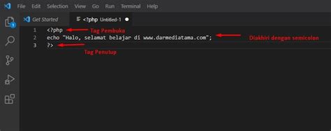 Belajar PHP Bagian 3 Belajar PHP Dasar Untuk Pemula Darmediatama