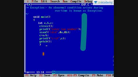 Learning C Language About Problems Error Exception And Warning YouTube